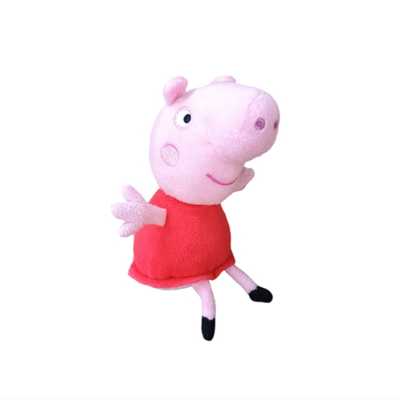 Peppa Pig | Toys | Peppa Pig In Red Dress 8 Stuffed Animal Plush Lovey ...